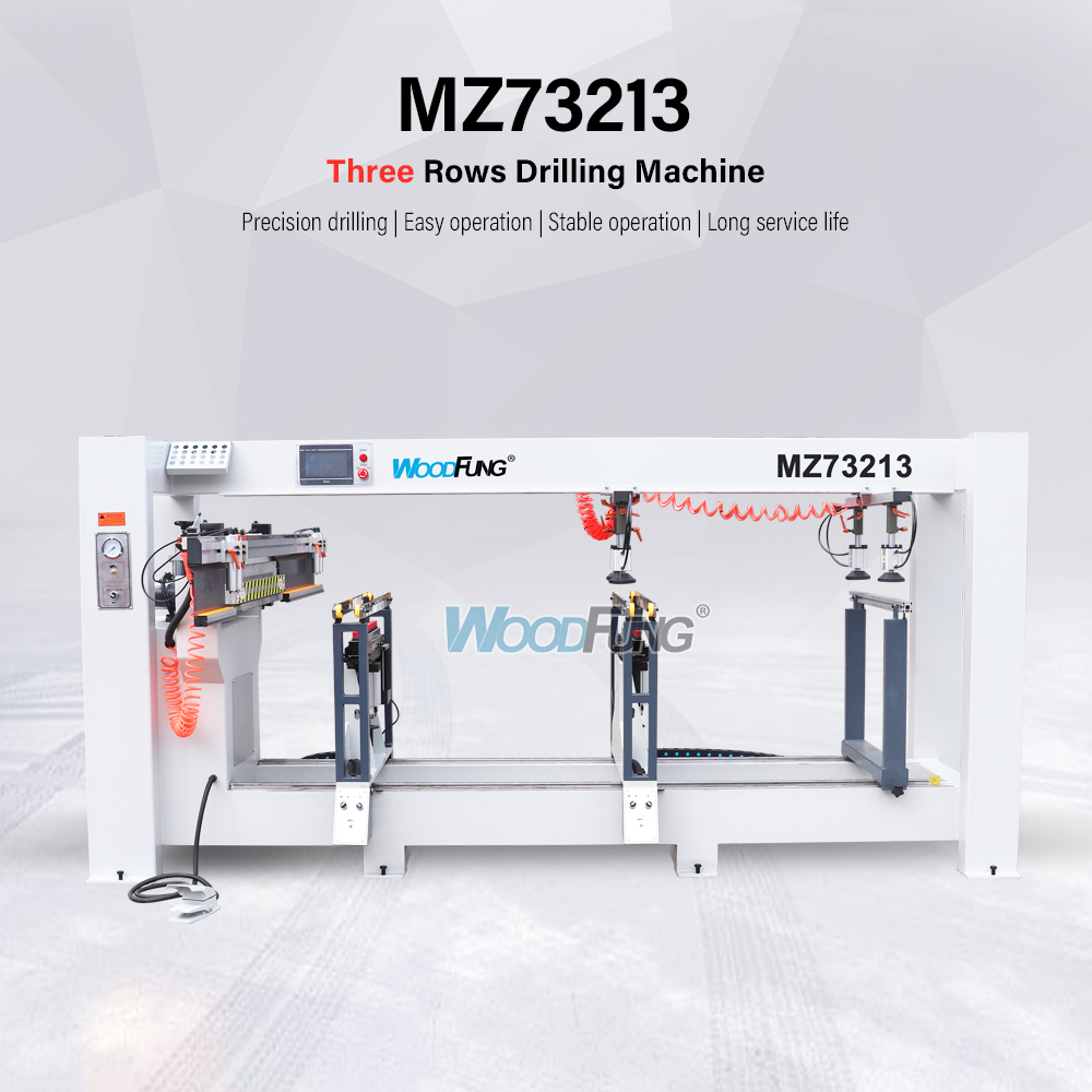 MZ73213 Wood Multi Holes Drilling Machine Furniture Cabinet Three Rows ...
